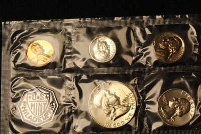 1962 Proof Set Silver Coins US Mint Lot Original Envelope COA | eBay