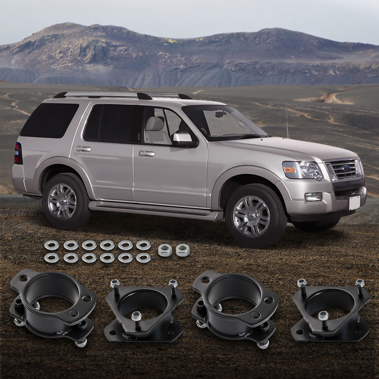 2006-2010 Ford Explorer 2WD 4WD 07 08 09 Front 3" Rear 2" Leveling Lift ...