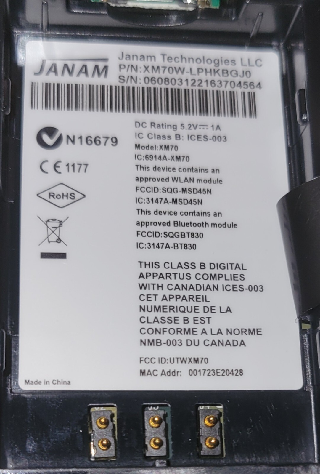 Janam XM70 Scanners With Their Pen for sale online | eBay