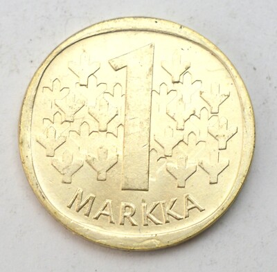 UNC FINLAND 1 MARKKA 1967 OLD SILVER COIN | eBay