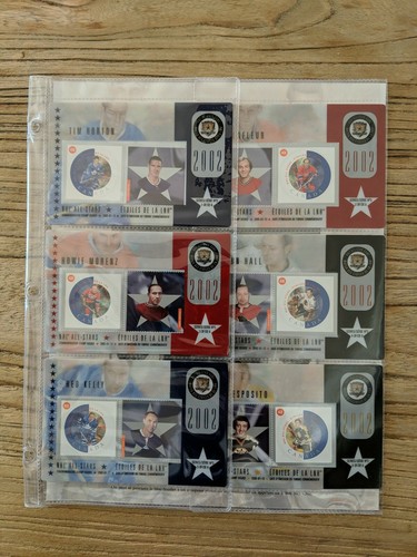 Canada 2002 All Star Game Official NHL Stamp Cards | eBay
