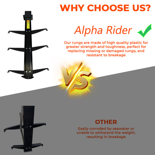 Step Rung & Pivot Pin Swim Dive Ladder Kit For Garelick EEZ-In boarding ...