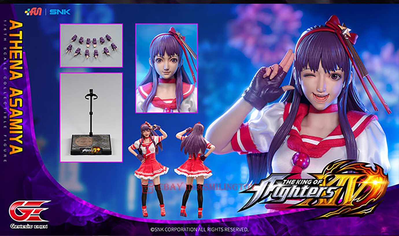 1/6 Genesis Emen King of Fighters KOF-AT01 Athena Female Action Figure ...