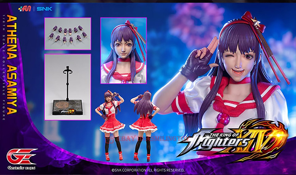 1/6 Genesis Emen King of Fighters KOF-AT01 Athena Female Action Figure ...