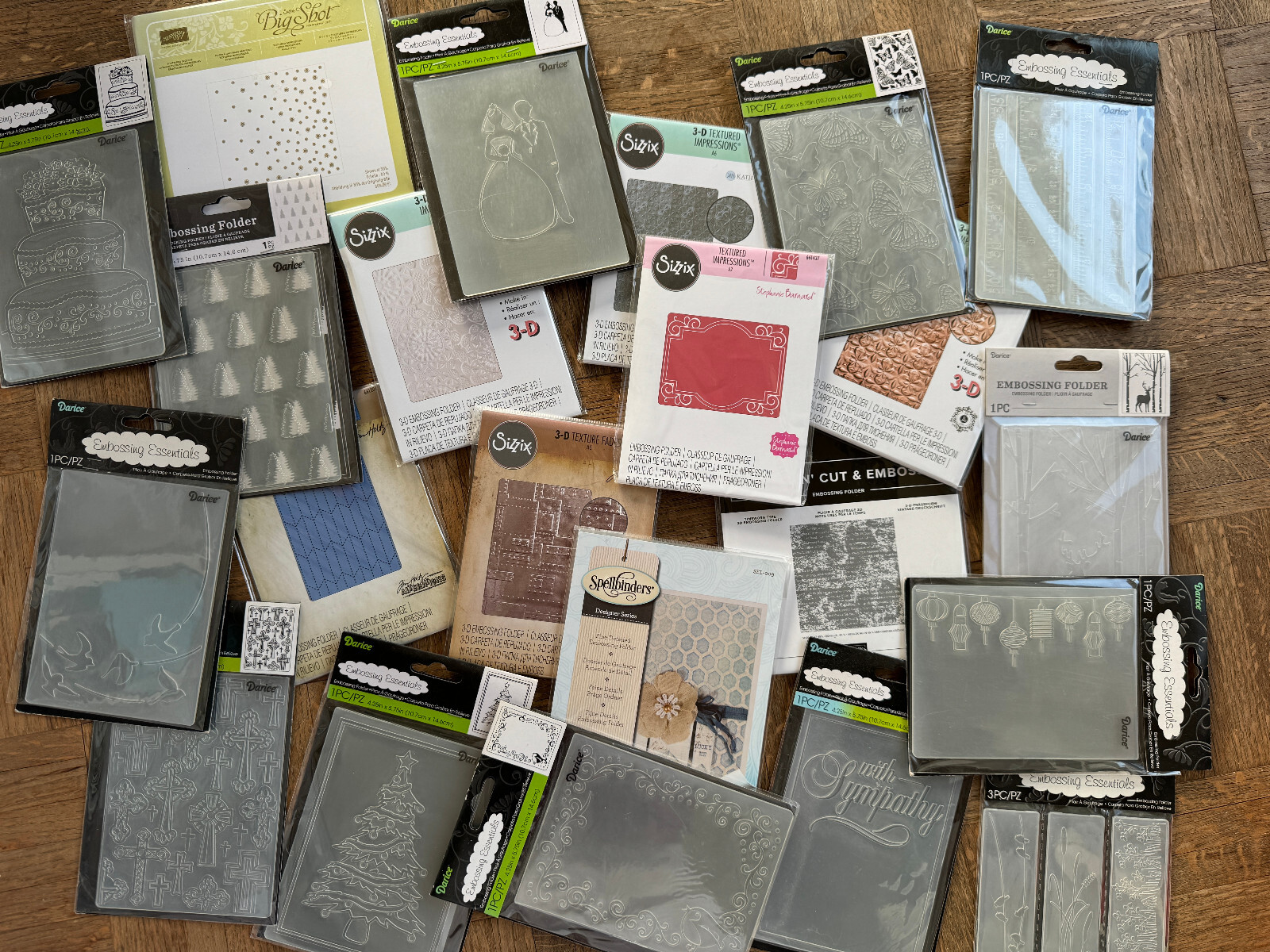 Stampin' Up, Sizzix, Darice Embossing Folders- You pick! | eBay