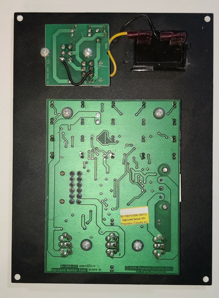 Digi Level Systems Monitor Panel 4 Rockers 24 LEDs 1 Meter RV Water Gas ...