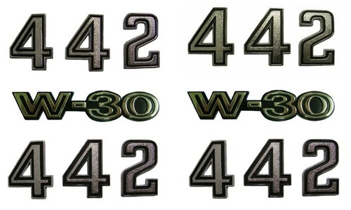 1970 Olds Cutlass 442 W-30 Emblem Set | eBay