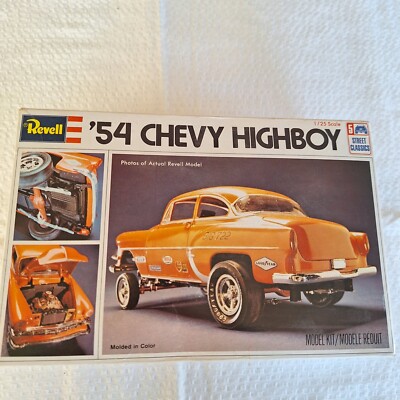 Revell model car kits 1954 chevy highboy model#H-1375 | eBay