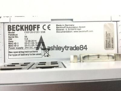1PCS BECKHOFF CX5120-0120 PLC Modules Used | eBay
