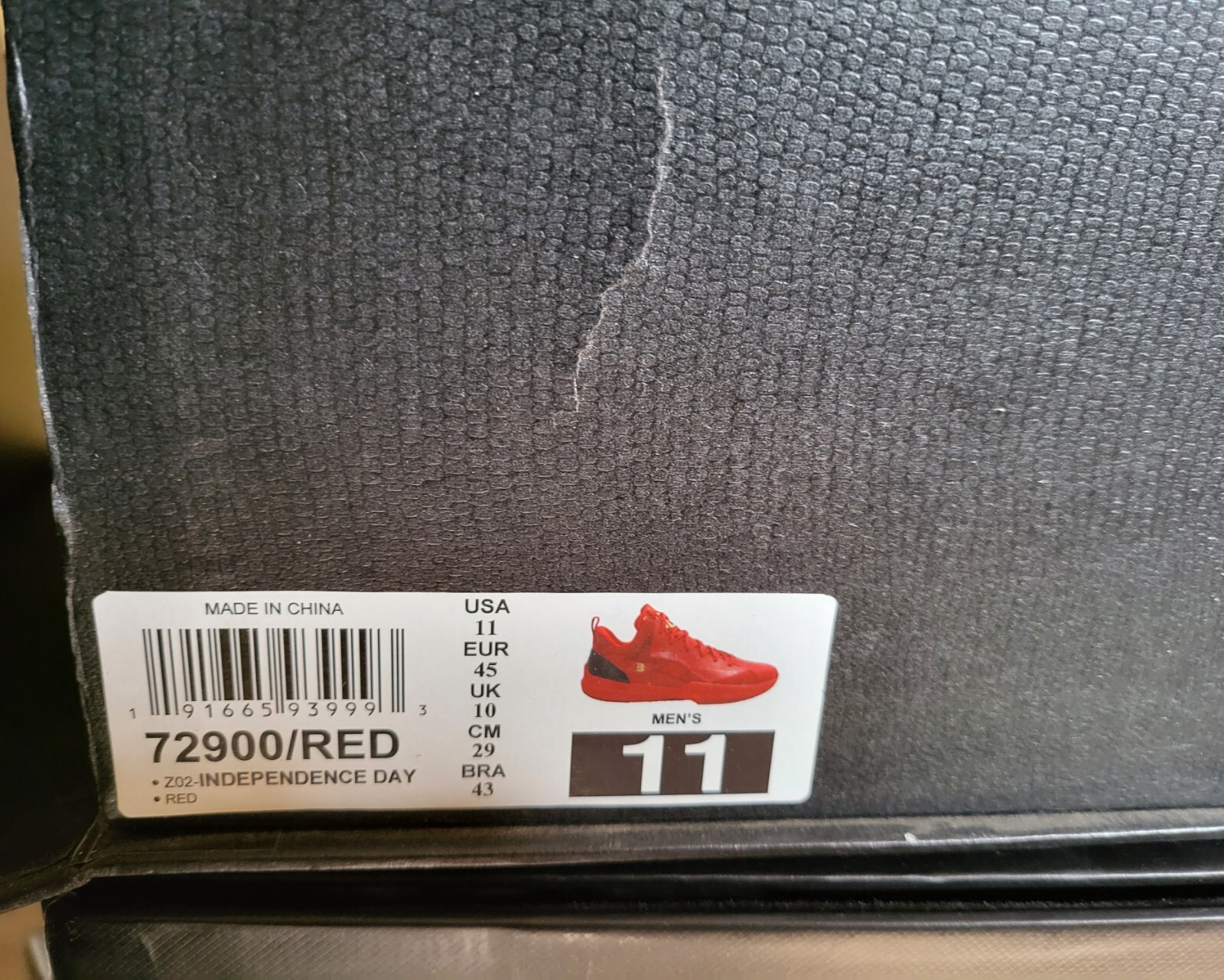 Big Baller Brand/BBB ZO2 Triple Red | eBay