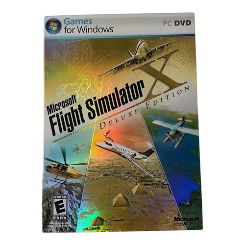 Microsoft Flight Simulator Deluxe Edition Pc Dvd Games For Windows 2006 ...