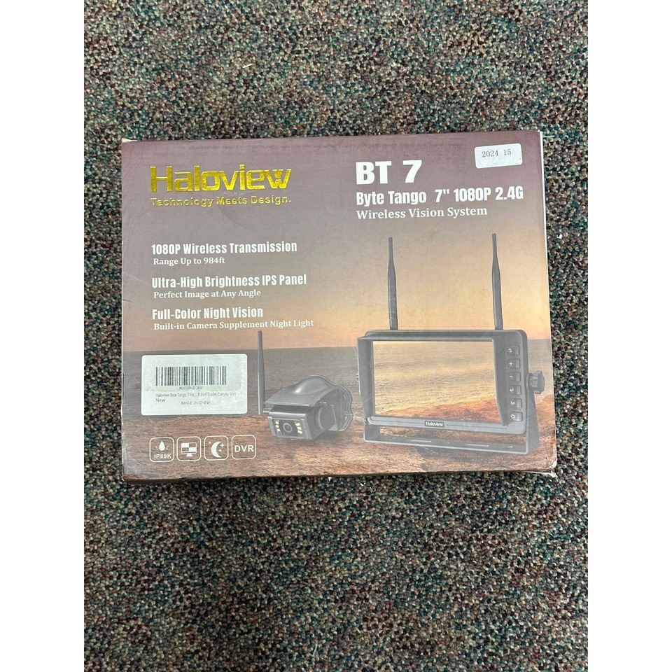 Haloview BT7 Byte Tango RV Backup Camera FHD 1080P DVR 7" Monitor ...