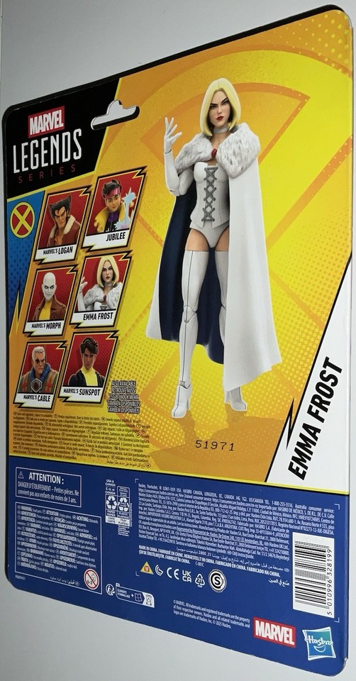 Marvel Legends EMMA FROST 6" Figure XMEN Studios '97 Animated Series ...
