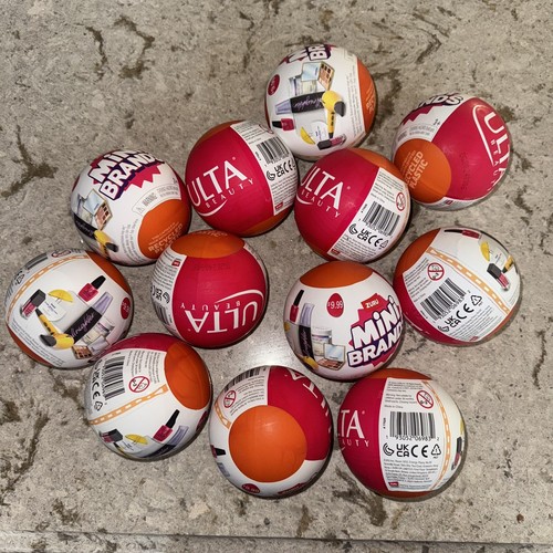 NEW- LOT of 12 Mini Brands x Ulta Beauty Series 1 Ball Makeup ZURU ...
