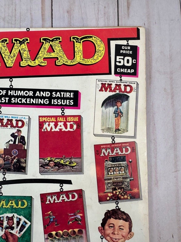 Vintage MAD Magazines!! 1958-1963, Some with Rare Inserts! Choose Your ...