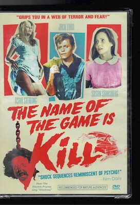 The Name of the Game Is Kill (DVD) Proto Slasher Insanity! New & Sealed ...