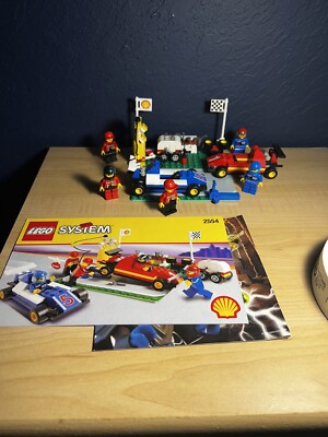 LEGO 2554 Racing Formula 1 Pit Stop Racers Shell Promotional Set No Box ...