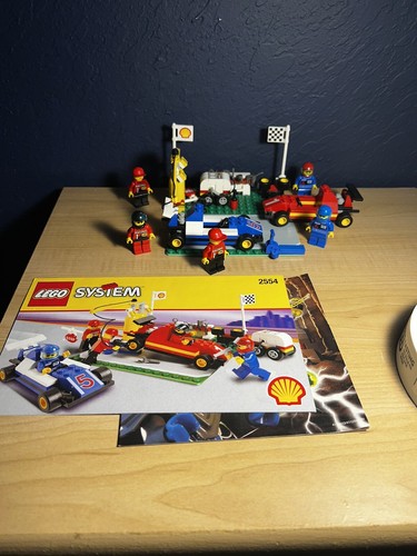 LEGO 2554 Racing Formula 1 Pit Stop Racers Shell Promotional Set No Box ...