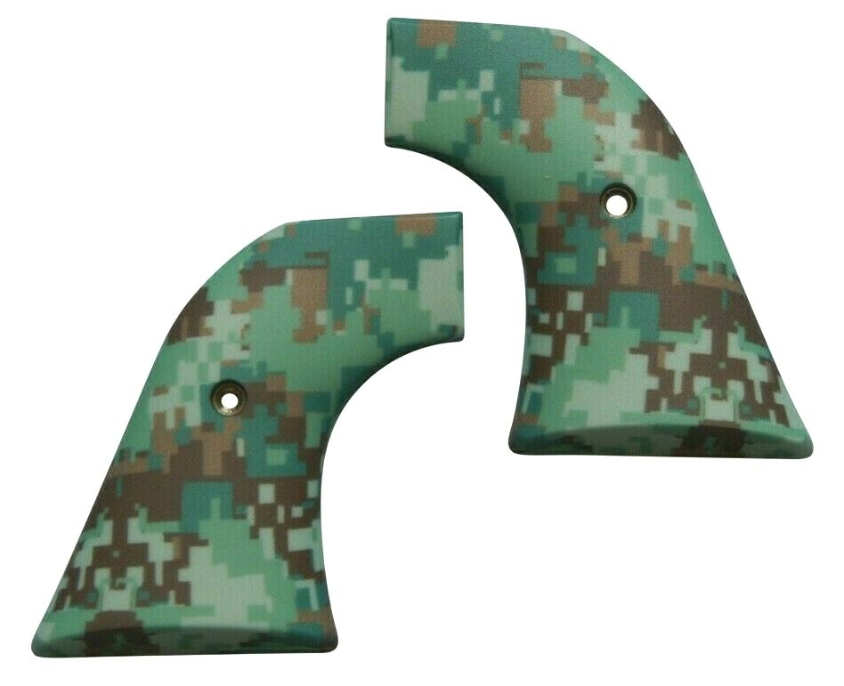 Digital Robin's Egg Blue Camo Custom Ruger Revolver Grips Vaquero ...