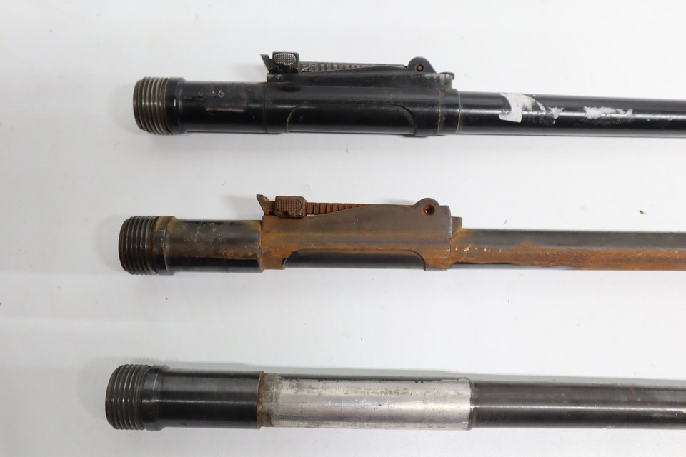 3 Vintage Military Rifle Barrel Mauser Style Stamped ELG, 30-06 W ...