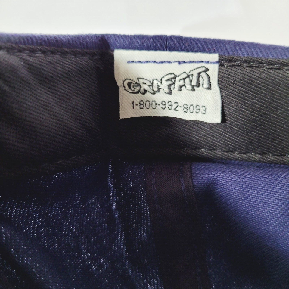 FLEXCO Logo Blue and White Embroidered Baseball Cap Hat Leather Strap Adjustable | eBay