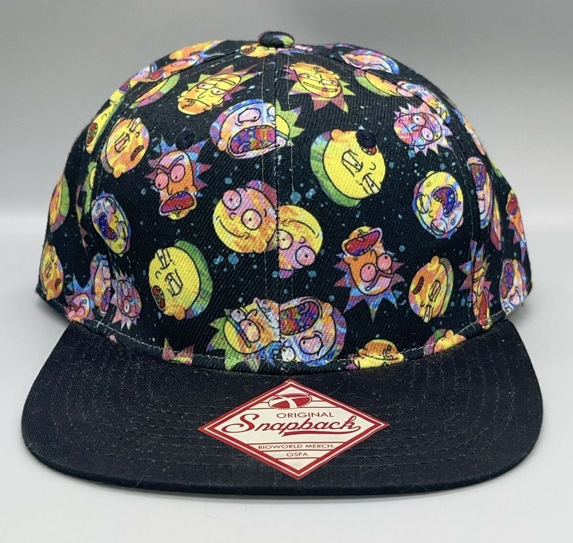 Bioworld Merch Hat Snapback RICK & MORTY Cap Adult Sw… - Gem