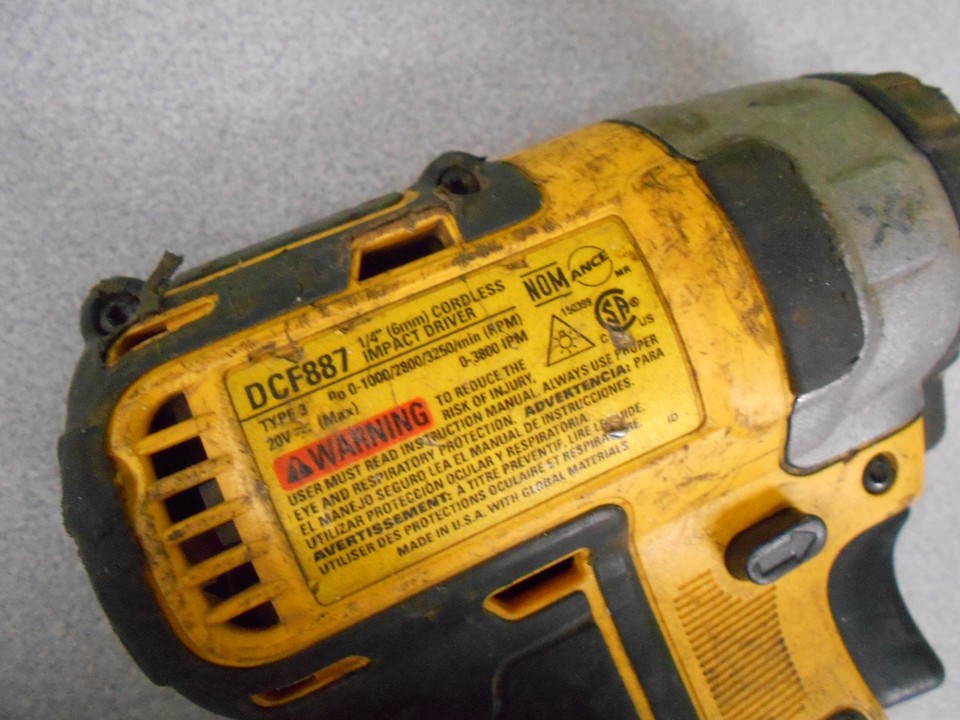 LOOK!! DEWALT DCF887 Cordless Brushless Impact Driver - TOOL ONLY | eBay