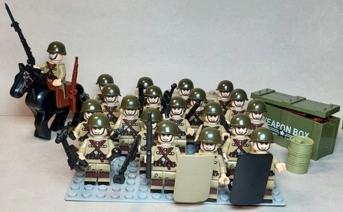 Custom MOC Lego WWII World War 2 Soviet Soldiers 20 Pack | eBay
