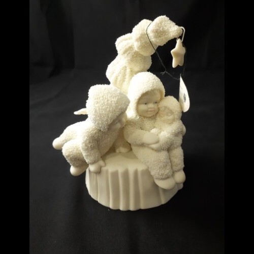 Snowbabies Dept 56 I'll Love You Always. Christmas Tree Angel Baby With ...