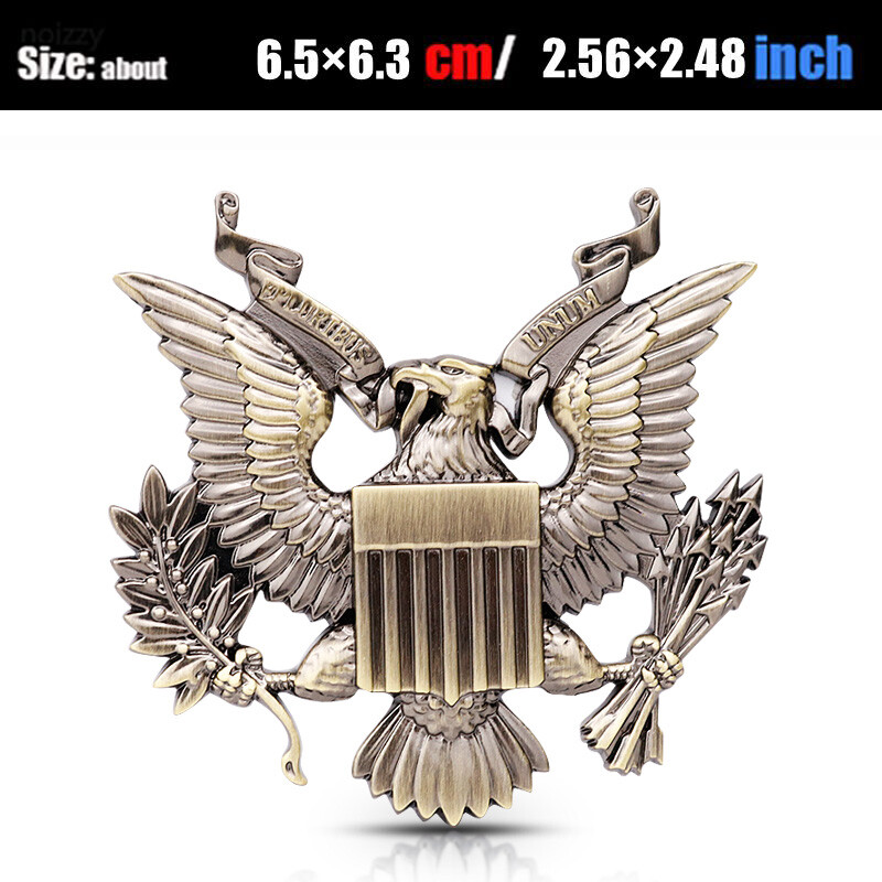 US Presidential Seal 3D Metal Car Emblem - Chrome Official Style Badge ...
