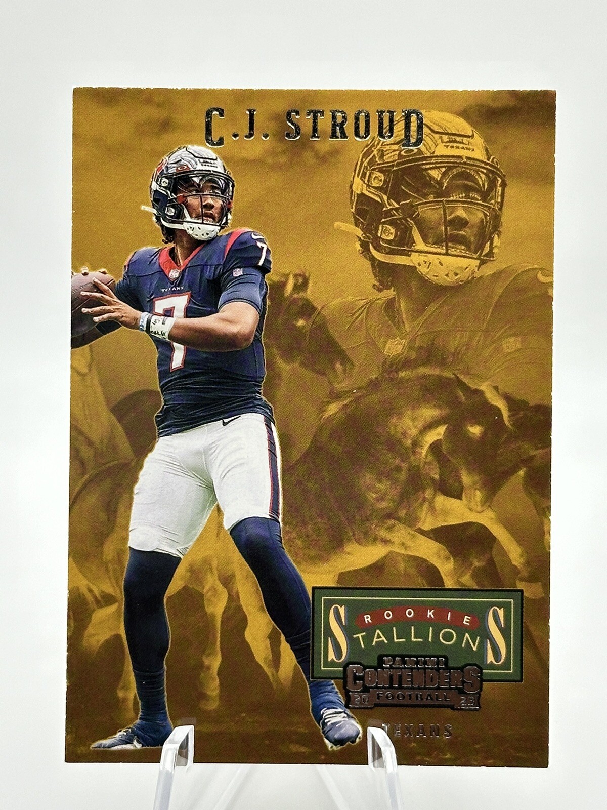 2023 Panini Contenders CJ Stroud Rookie Stallions Insert RC Texans ROY 💎 | eBay