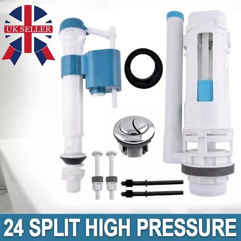 Universal Bathroom Cistern Repair Kit Toilet Dual Push Flush System ...