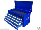 162 US PRO TOOLS BLUE MECHANICS 6 DRAWER TOOL STORAGE CHEST BOX CABINET ...