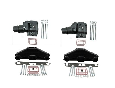 5.0L 5.7L Volvo Penta OMC Exhaust Manifold & Elbow/Riser Kit 3847501 ...