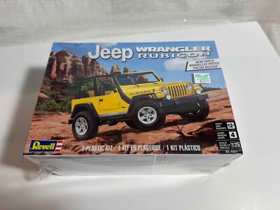 Jeep Wrangler Rubicon Model kit Revell Factory Sealed | eBay