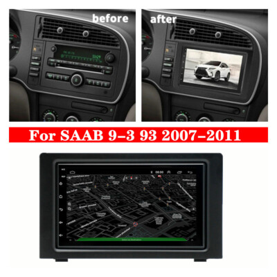For 2007-2011 SAAB 9-3 93 Android 12 Radio Stereo GPS Navigation FM BT ...
