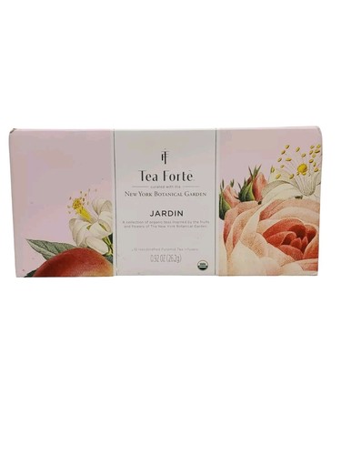 Tea Forte Jardin 10 Organic Fruit, Herb & Flower Teas, Petite ...