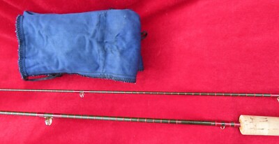 OLIVERS KNEBWORTH HIGH QUALITY 8FT 6INS CARBON TROUT FLY ROD #5 TWO ...