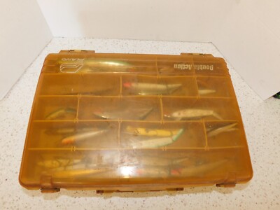 Plano Model 1150 Double Action Tackle Box &Lures, Rapala, Northern ...