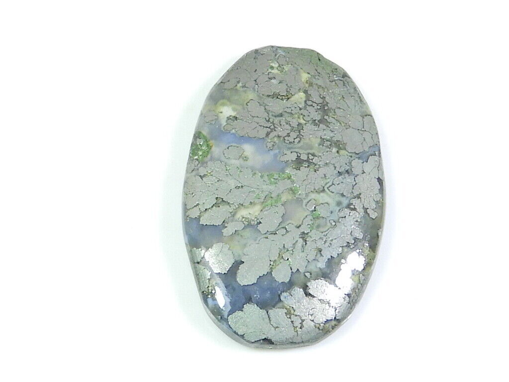 43Cts. NATURAL SUPER MARCASITE OVAL CABOCHON 21X35X05 MM LOOSE GEMSTONE ...
