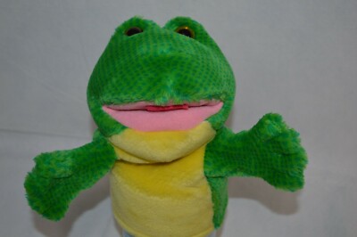 Vintage Dakin Frog Hand Puppet Plush 9" Croaks 1993 | eBay