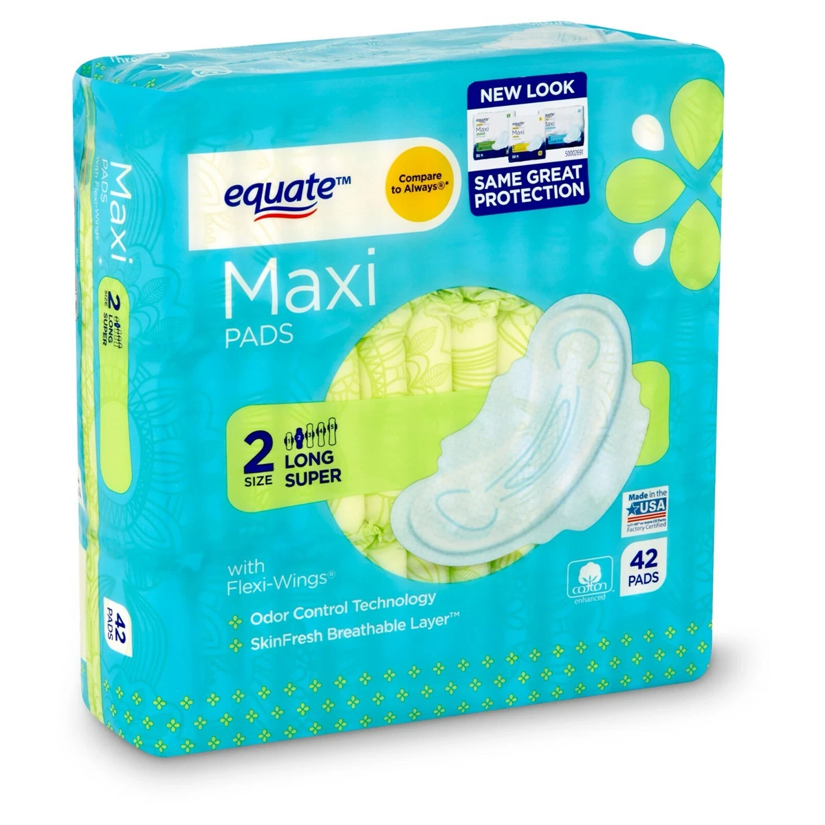 Maxi Pads With Wings