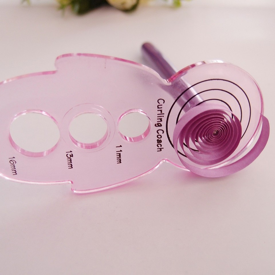 6pcs Practical Curling Paper Curling Device DIY Craft Tools Handcraft ...