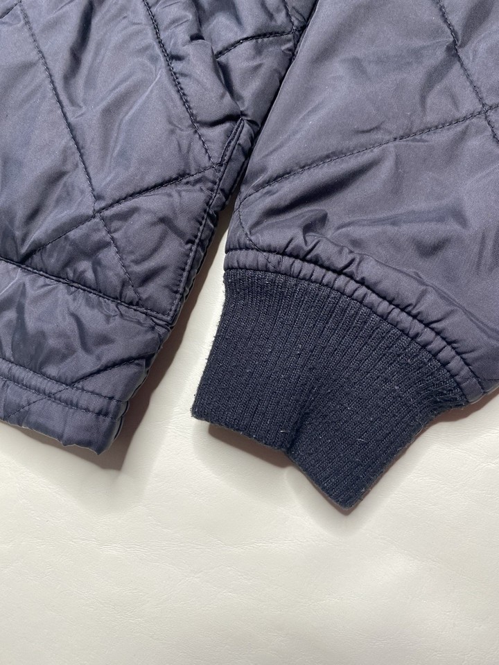 Loser Machine Black Bomber Puffer Jacket Size M Medium Zip up | eBay