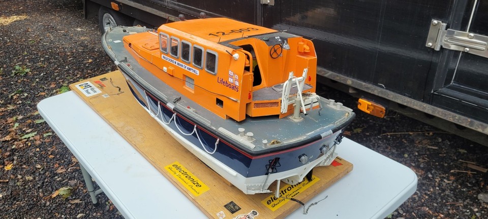 RNLI 1:12 Mersey Lifeboat Rc Model Boat | eBay UK