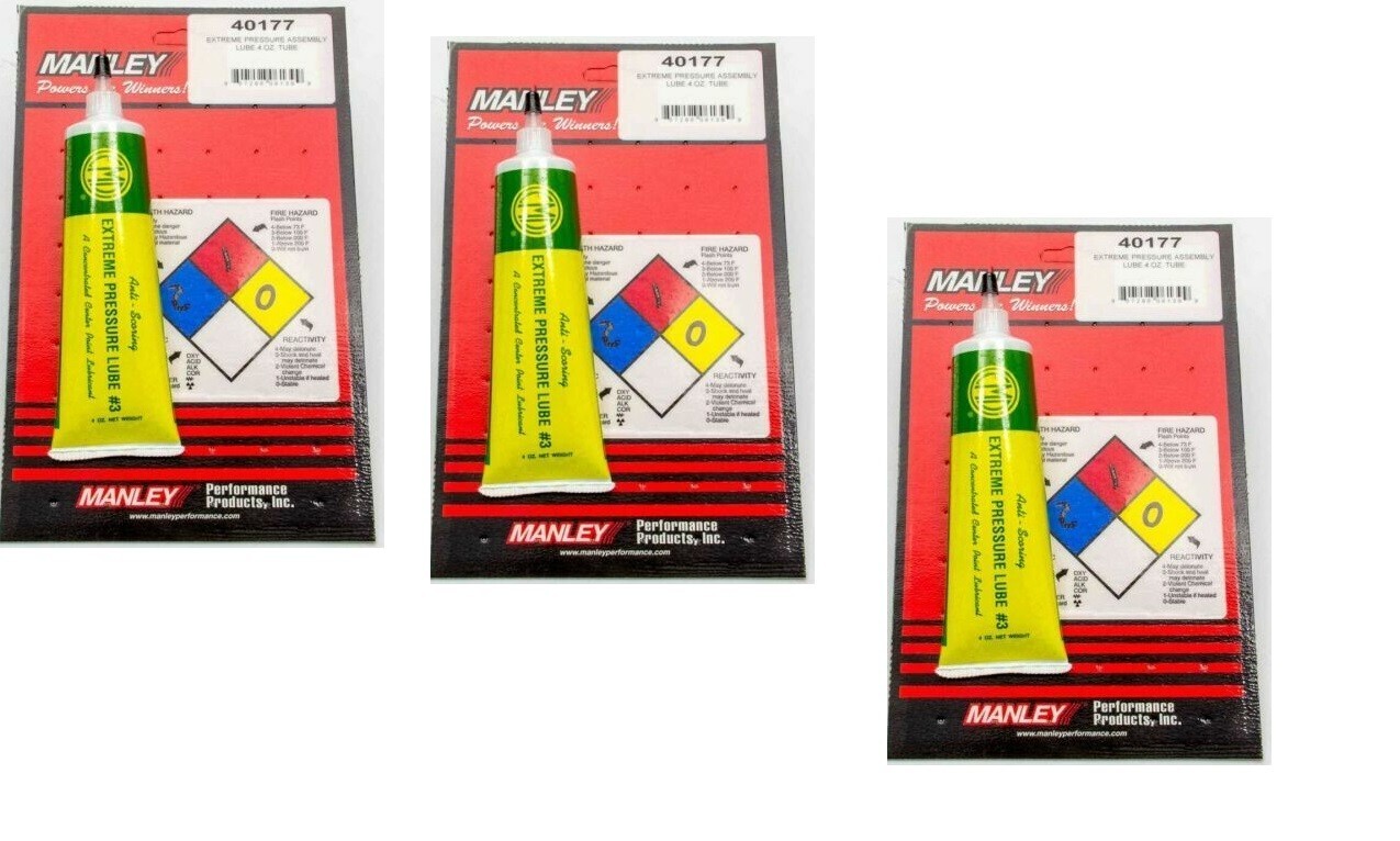 Manley Performance 4 oz. Extreme Pressure Lube / Rod Bolt Lubricant x3 ...