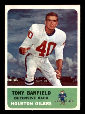 1962 Fleer Football #51 Tony Banfield NM | eBay
