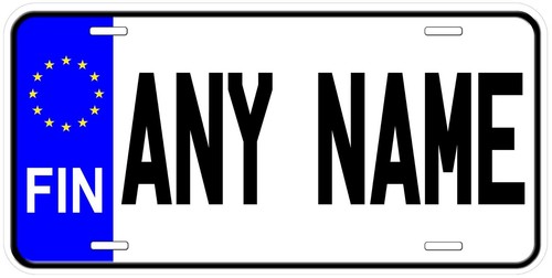 Finland FIN EU Any Name Personalized Novelty Car License Plate | eBay