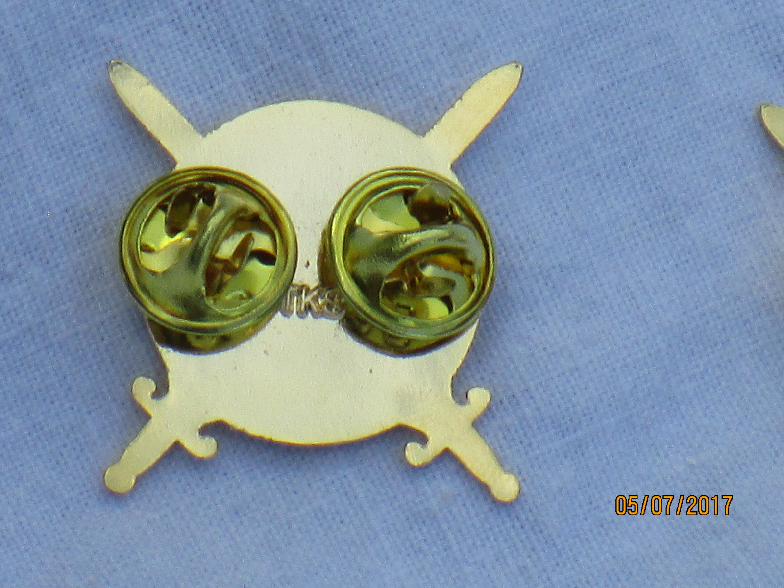 Welbeck College Collar Badges, Anodised Aluminium Staybright, TKS ...