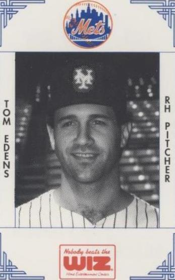 1991 The Wiz/AT&T New York Mets - Tom Edens #103 (RC) for sale online ...